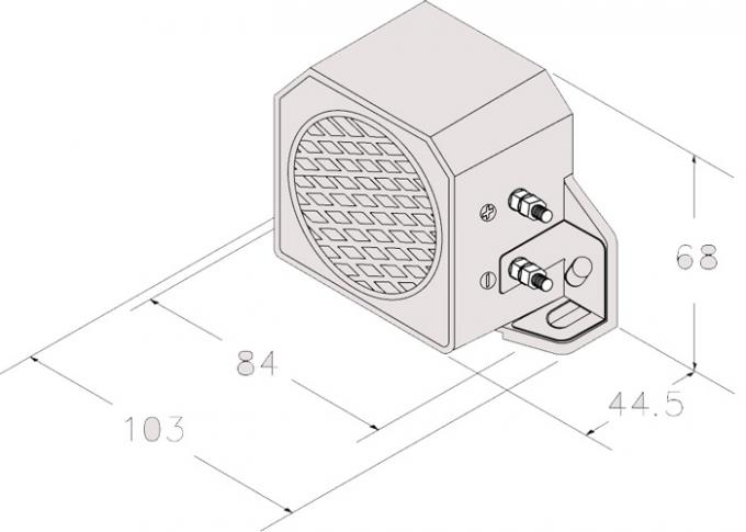 Multi Frequency White Noise Reverse Alarm 102dB Output Reverse Buzzer ...